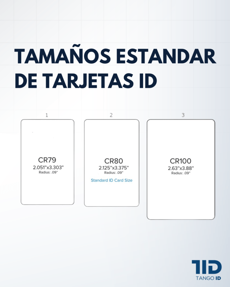 ¿CUÁLES SON LOS TAMAÑOS ESTÁNDAR DE TARJETAS DE ID? - TangoID