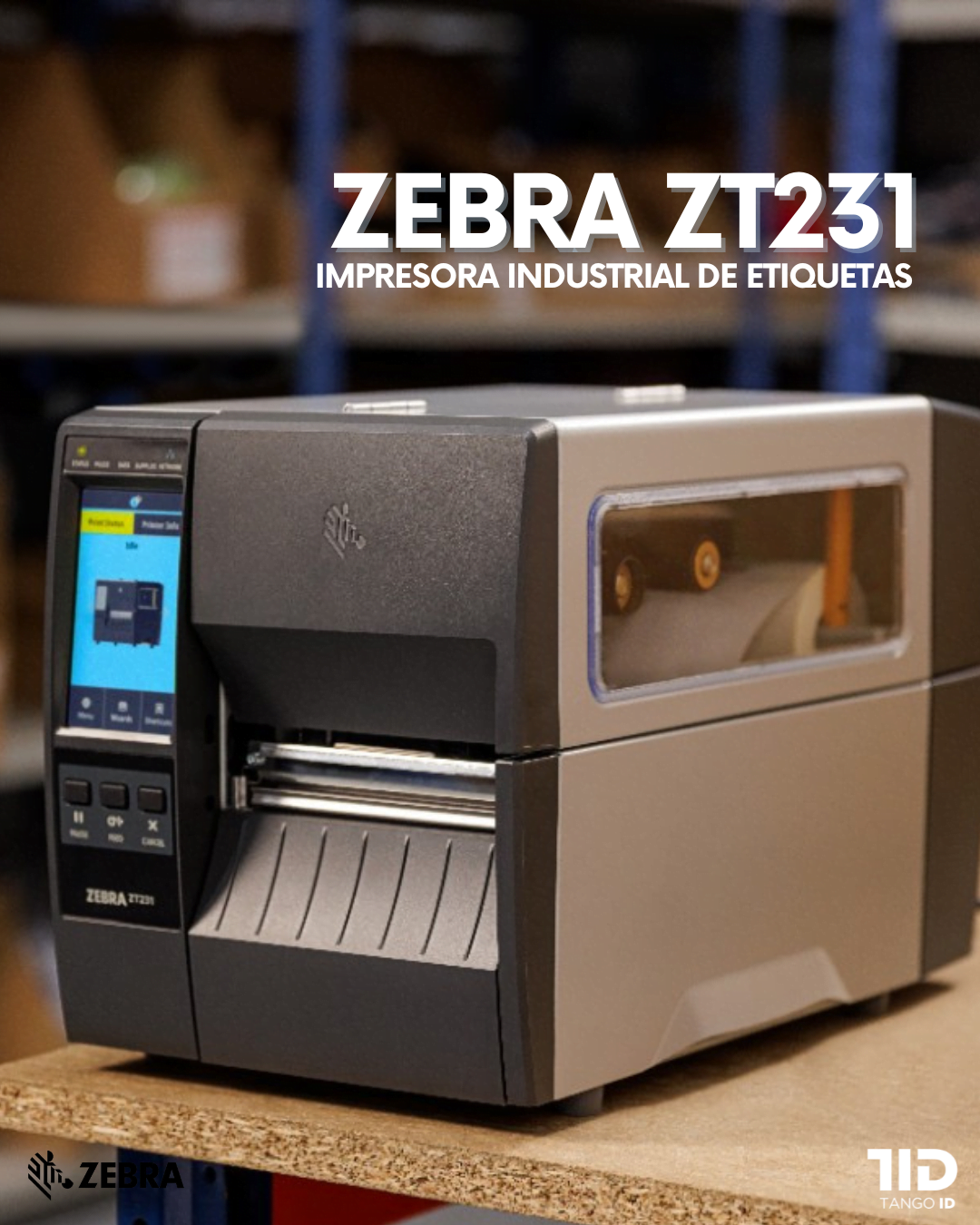 Optimice sus operaciones con la Impresora Industrial Zebra ZT231 🚀 - TangoID